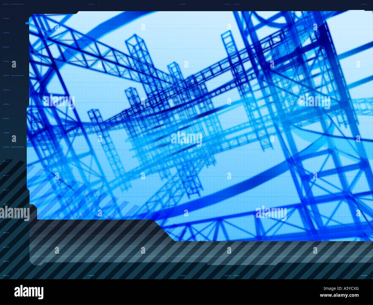 Digital composite building structures hi-res stock photography and ...