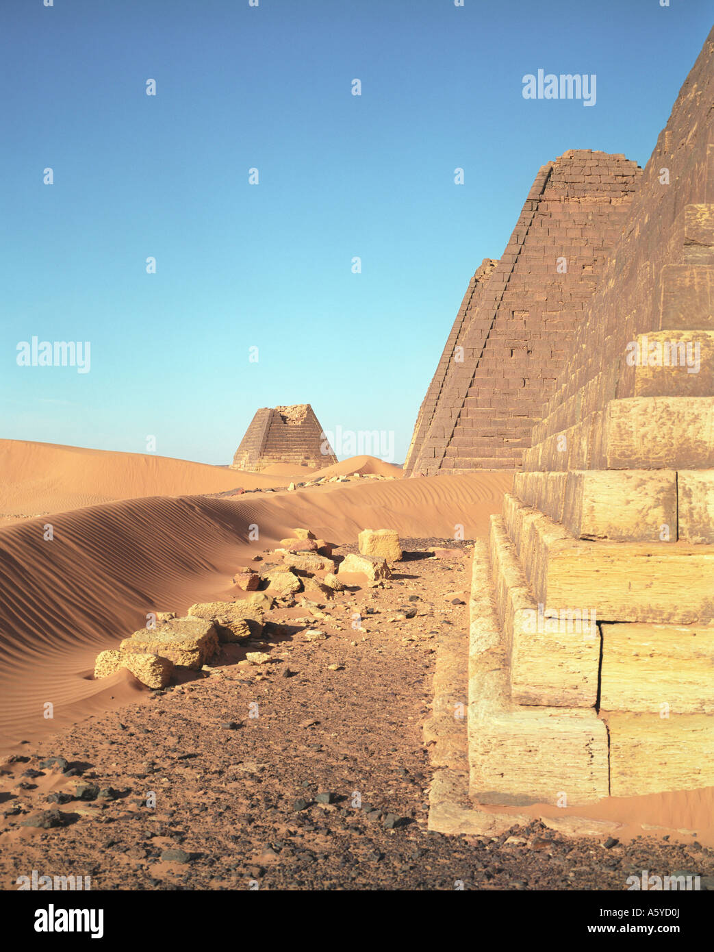 Meroe pyramids, Sudan Stock Photo - Alamy