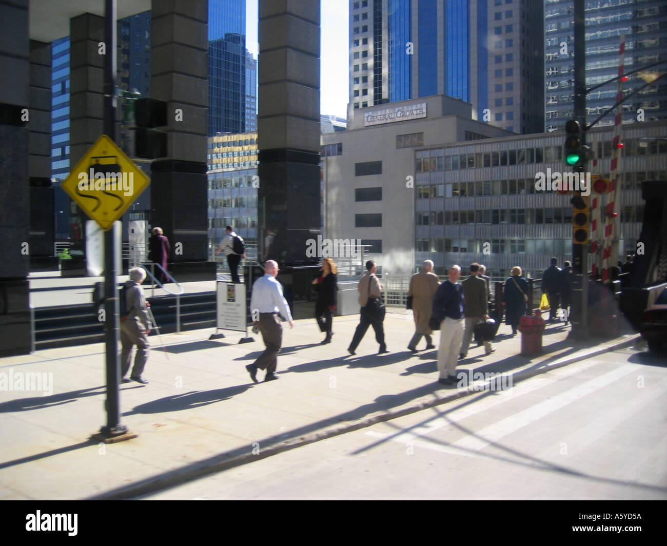 Chicago office workers hi-res stock photography and images - Alamy