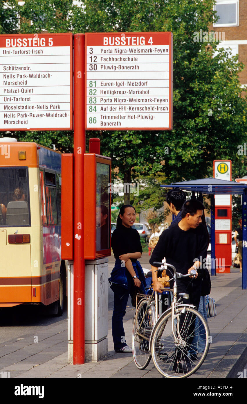 Bus stop german germany hi-res stock photography and images - Alamy
