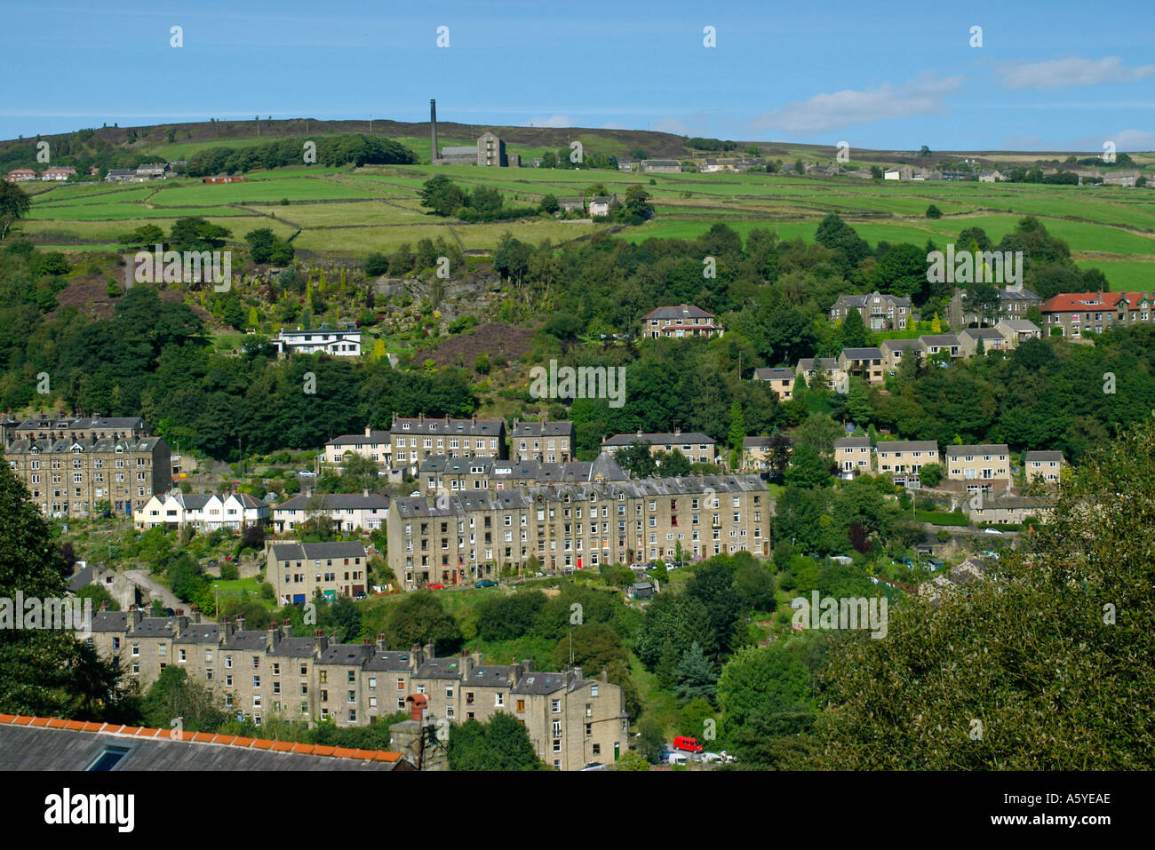 Hebden Bridge Halifax Calderdale West Yorkshire England Stock Photo - Alamy