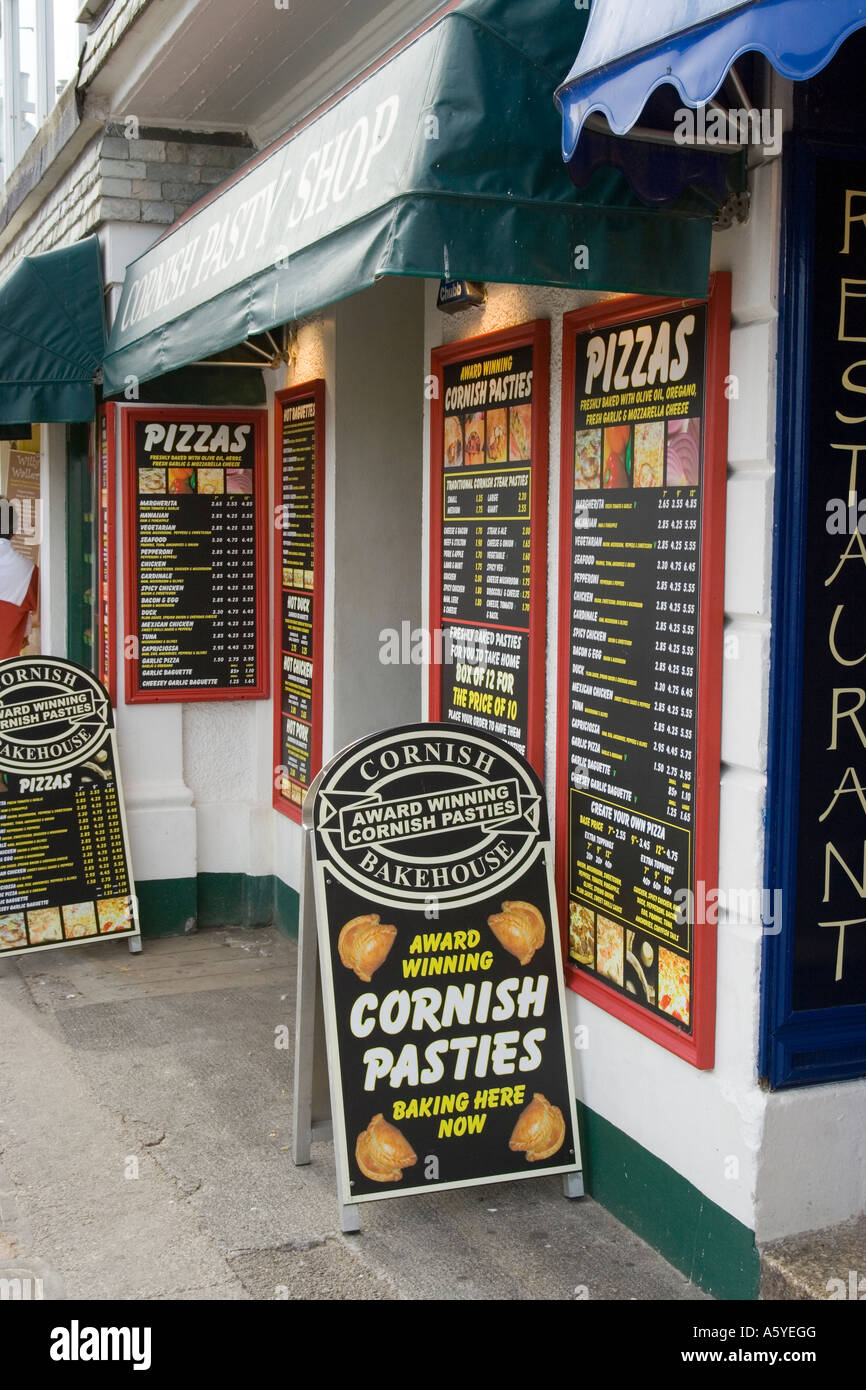 Cornish pasty shop on of beach St Ives Cornwall Stock Photo - Alamy