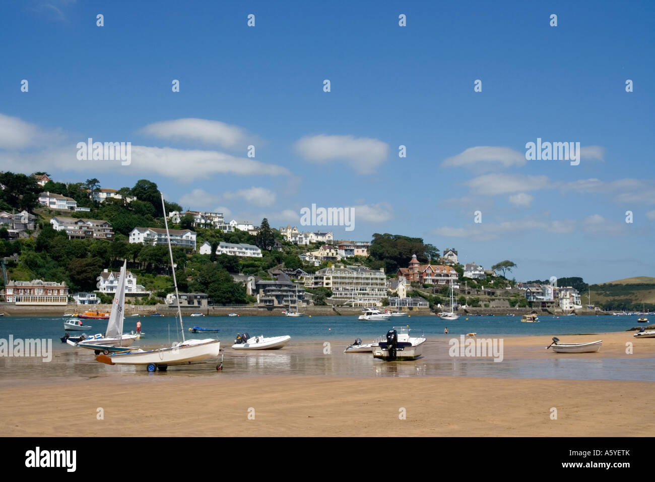 Salcombe South Devon UK Summer view from Sunny Cove on East Portlemouth ...