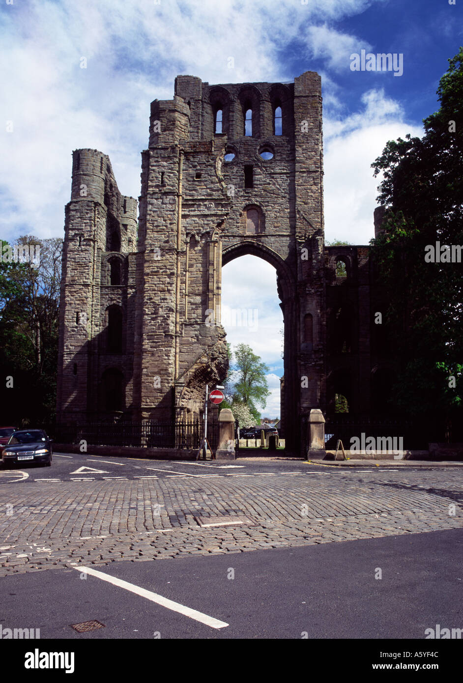 Kelso Abbey, Scottish Borders Stock Photo - Alamy