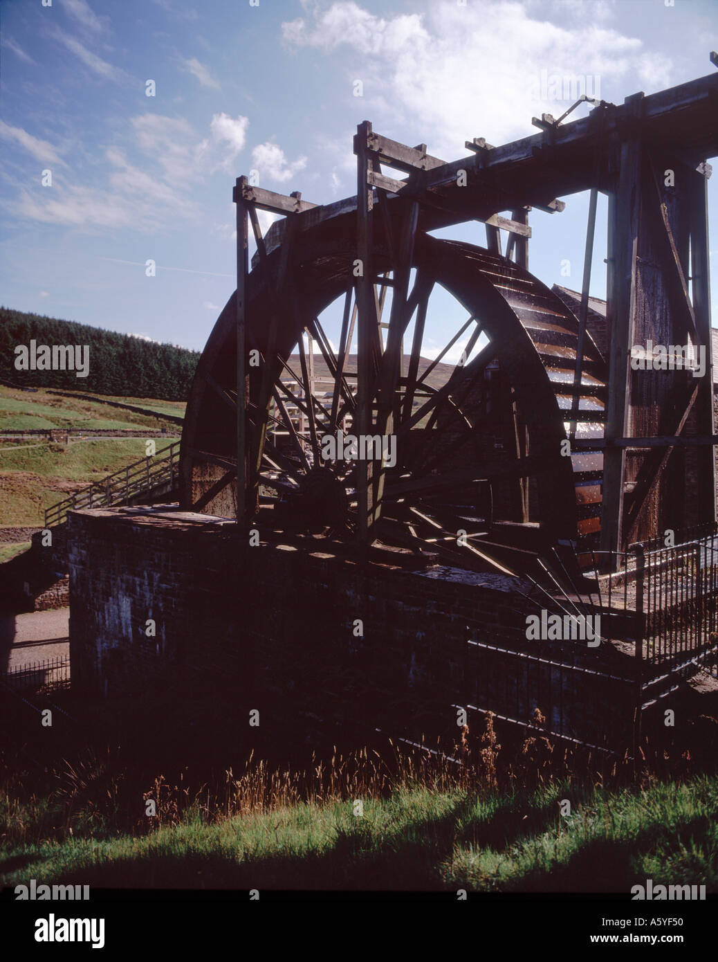 Killhope Wheel, Killhope Lead Mining Centre, Co Durham Stock Photo - Alamy