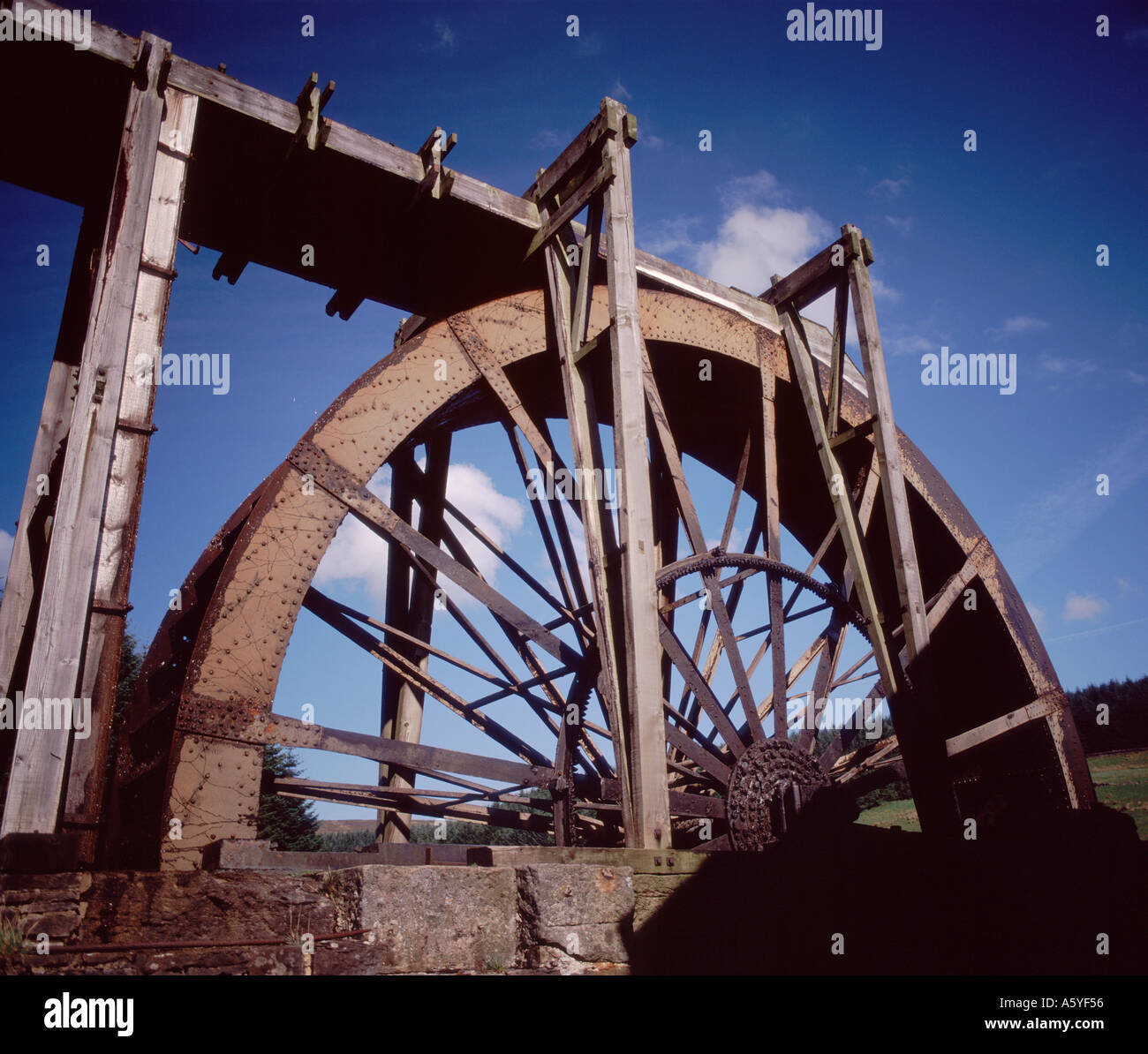 Killhope Wheel, Killhope Lead Mining Centre, Co Durham Stock Photo - Alamy