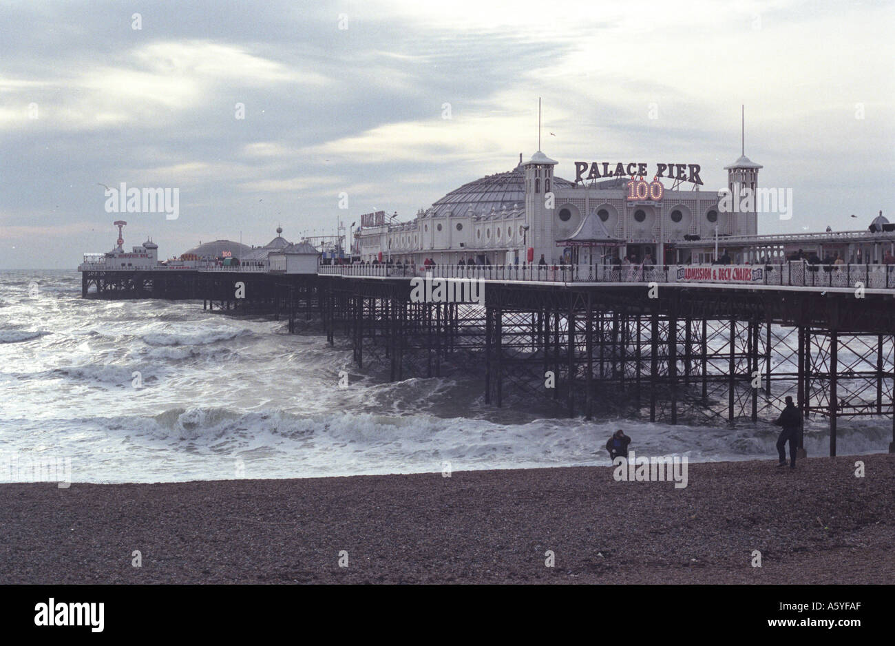The Palace Pier in Brighton England Stock Photo - Alamy