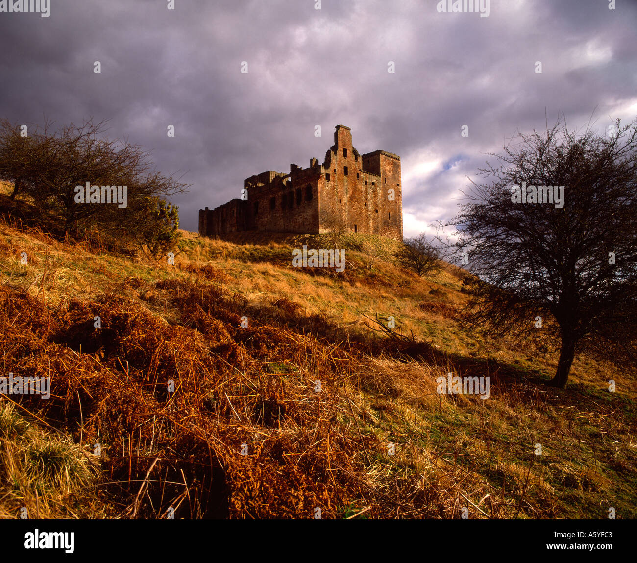 Crichton Castle Midlothian Scotland Stock Photo - Alamy