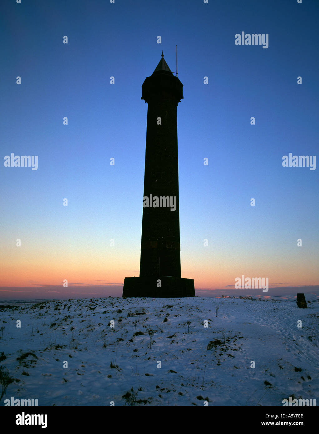 Waterloo Monument, Peniel Heugh, Scottish Borders, Scotland Stock Photo ...