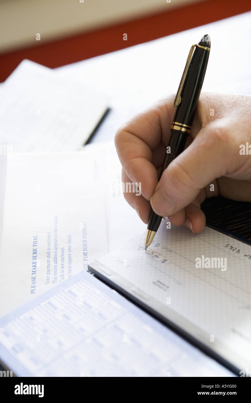 Check bank statements hi-res stock photography and images - Alamy