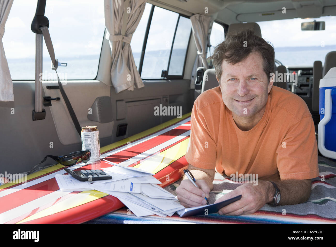 White man van hi-res stock photography and images - Alamy