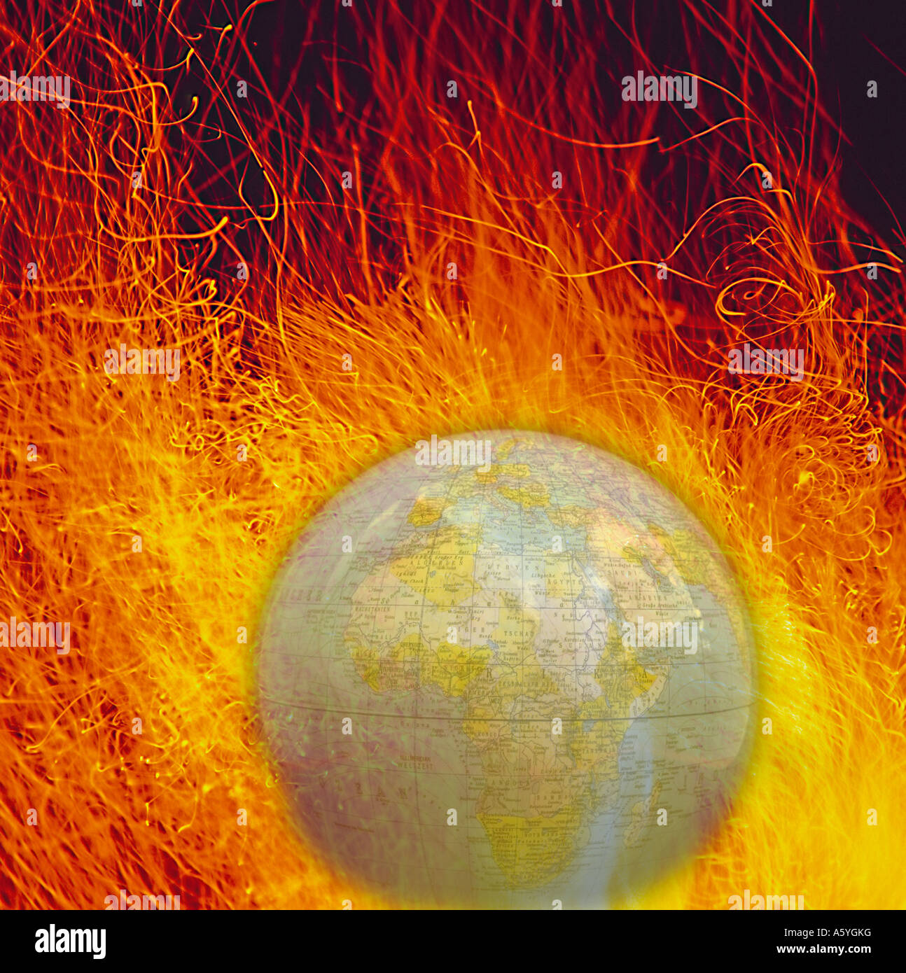 Burning Earth High Resolution Stock Photography and Images - Alamy