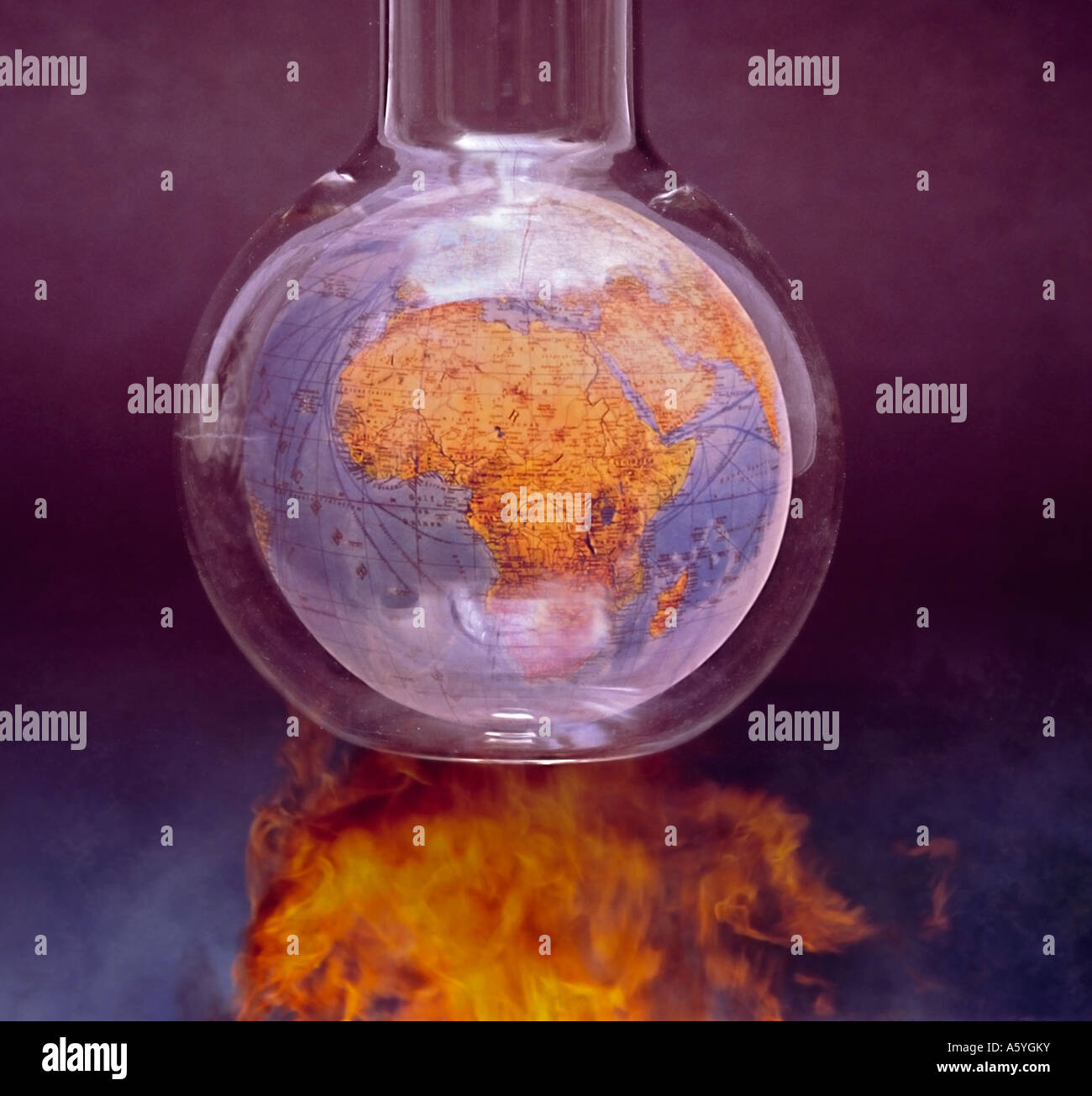 Man destroying earth hi-res stock photography and images - Alamy