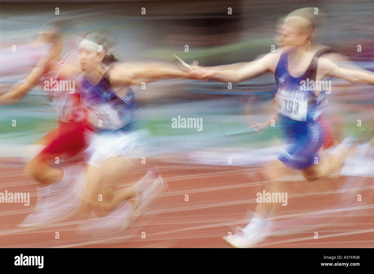 Men relay race hi-res stock photography and images - Alamy
