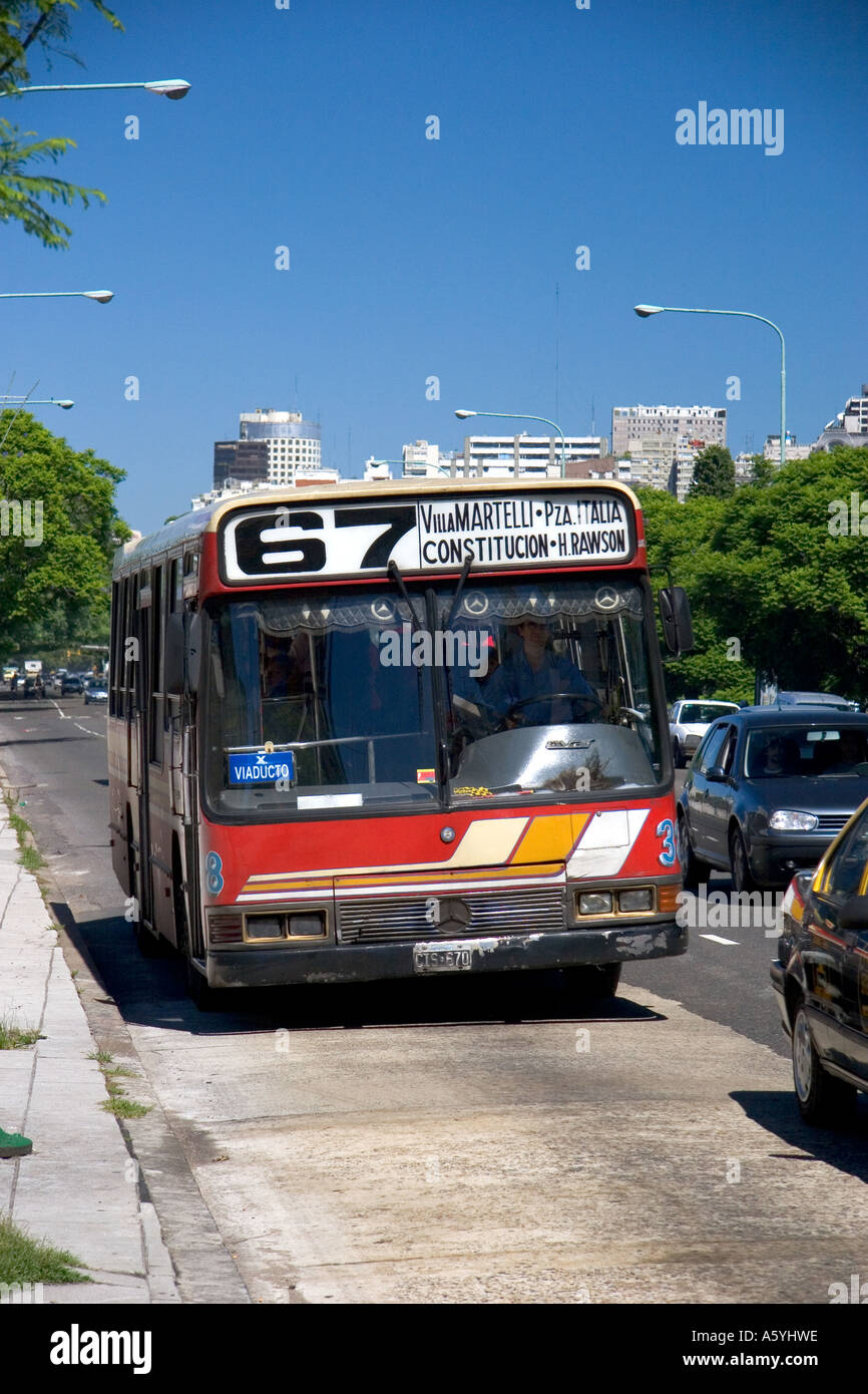 Bus in Buenos Aires, Argentina Stock Photo - Alamy