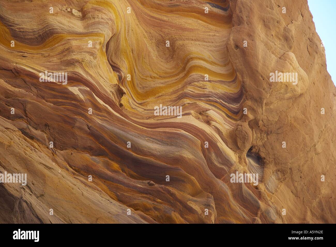 colorful rock formations in Coloured Canyon in Sinai Stock Photo - Alamy