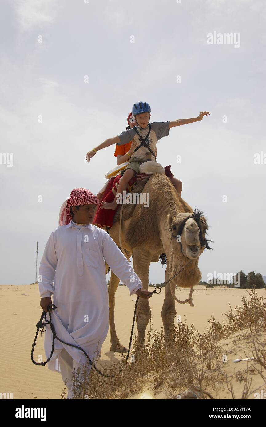 hippo therapy with camel / camel riding Stock Photo - Alamy