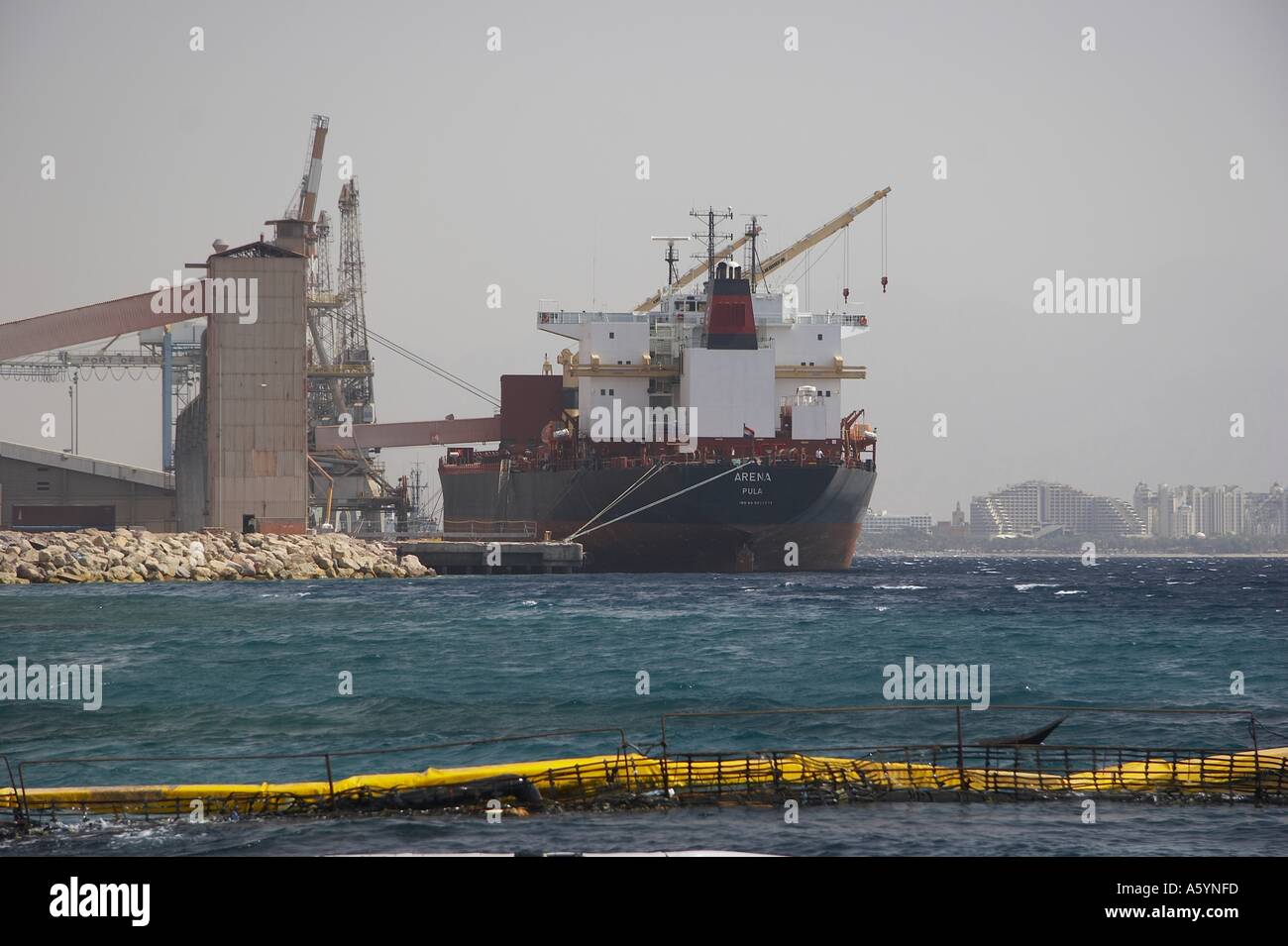 cargo ship / harbour Stock Photo - Alamy