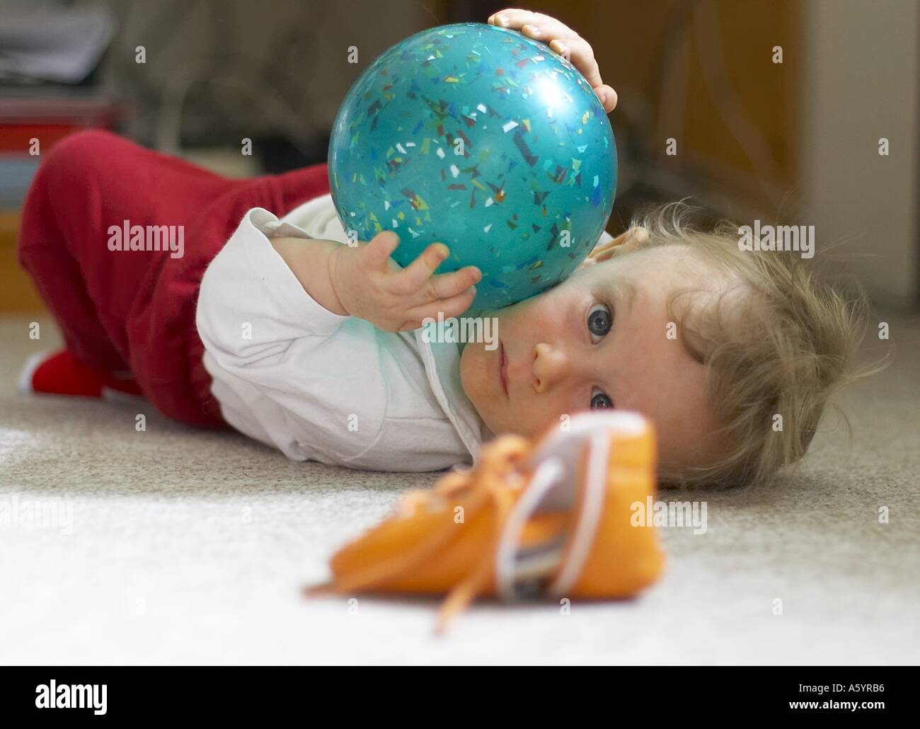 Toddlers playing balls hi-res stock photography and images - Alamy