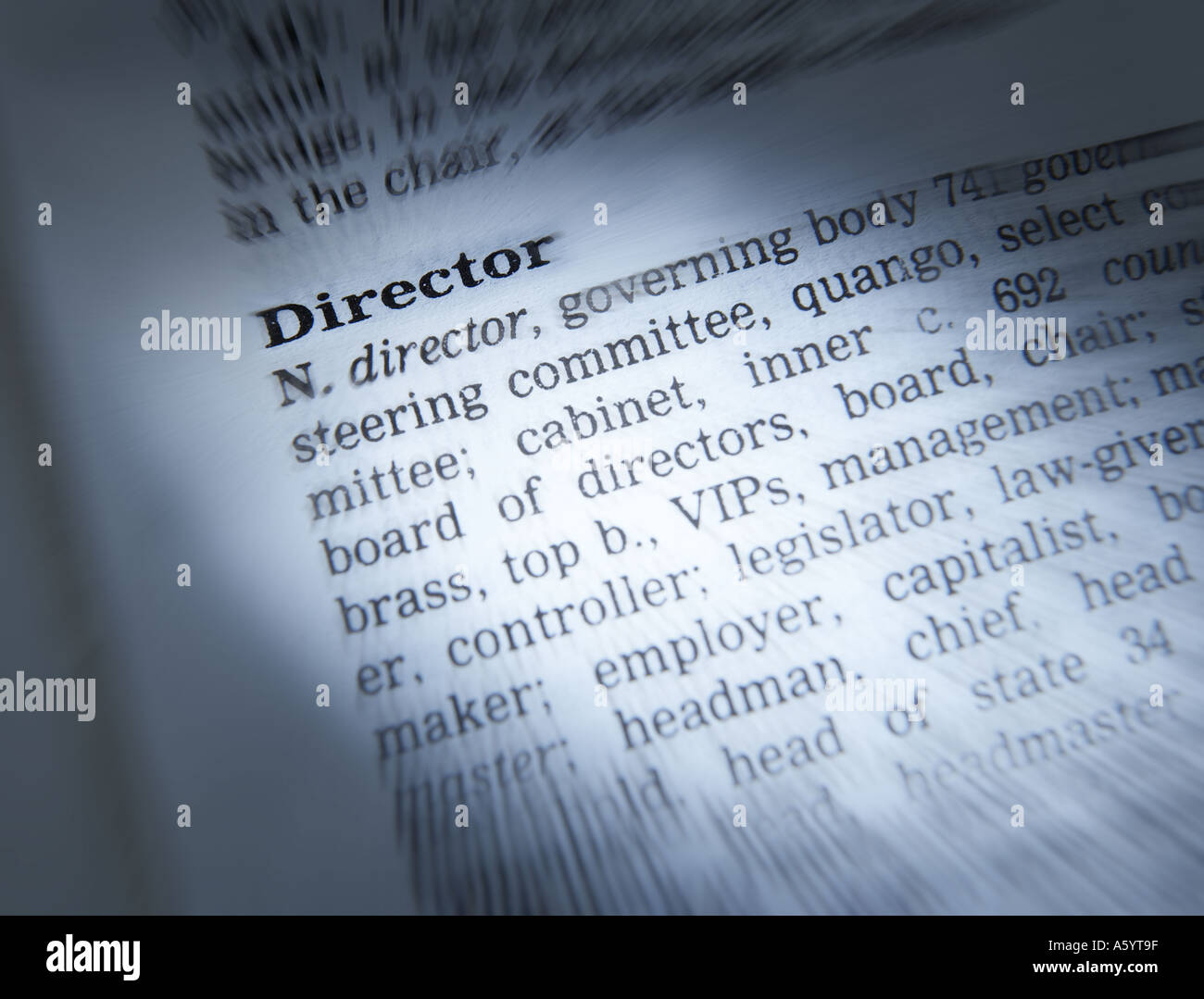 Page director hi-res stock photography and images - Alamy