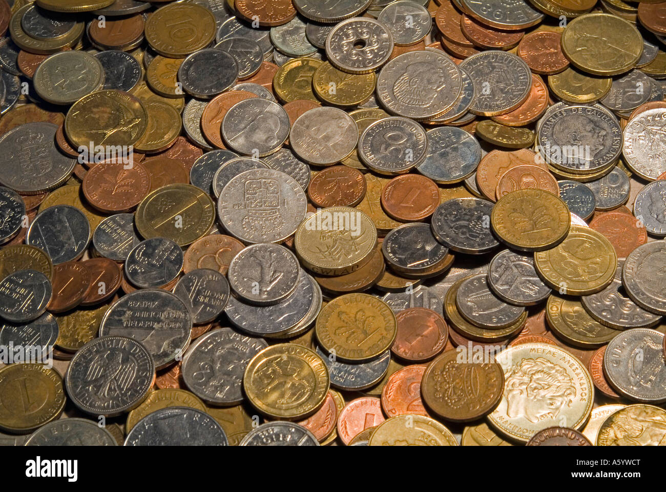Old european coins hi-res stock photography and images - Alamy