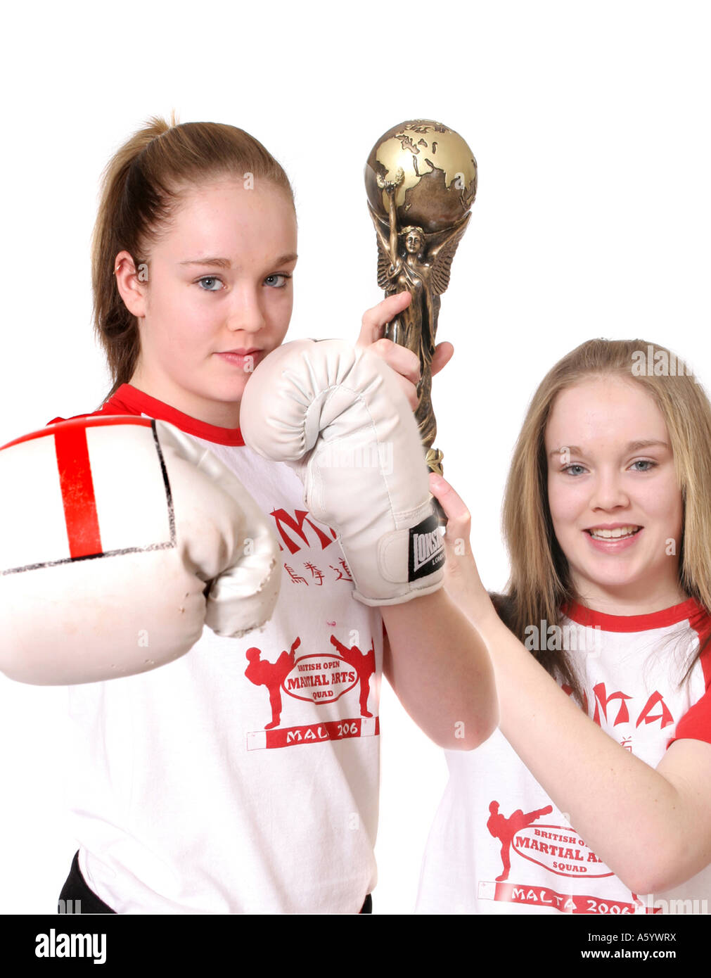 Junior British World Champion Kick Boxer Imogen Shayler Stock Photo - Alamy