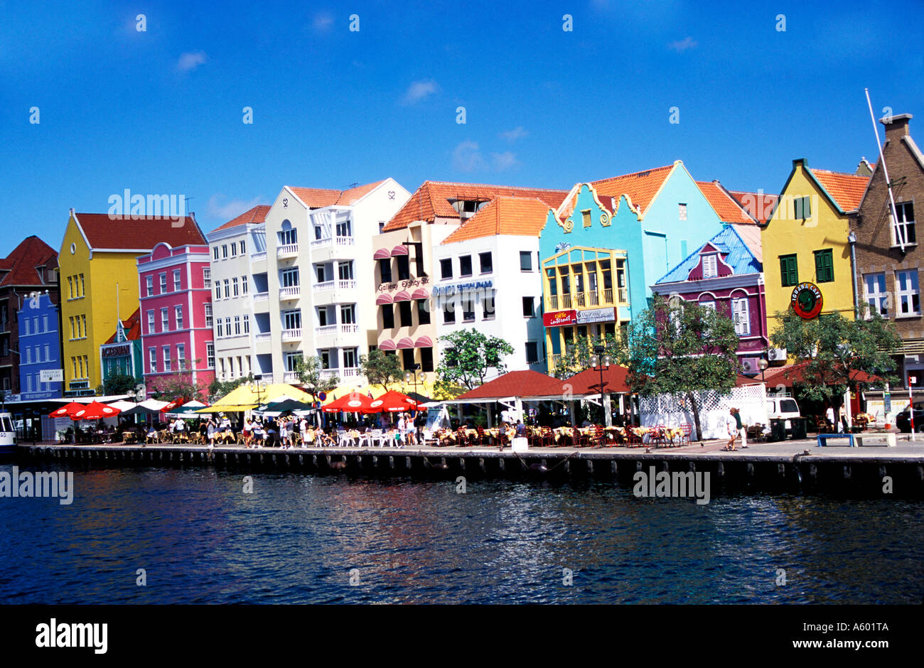 The Caribbean Harbor at Curacao Stock Photo - Alamy