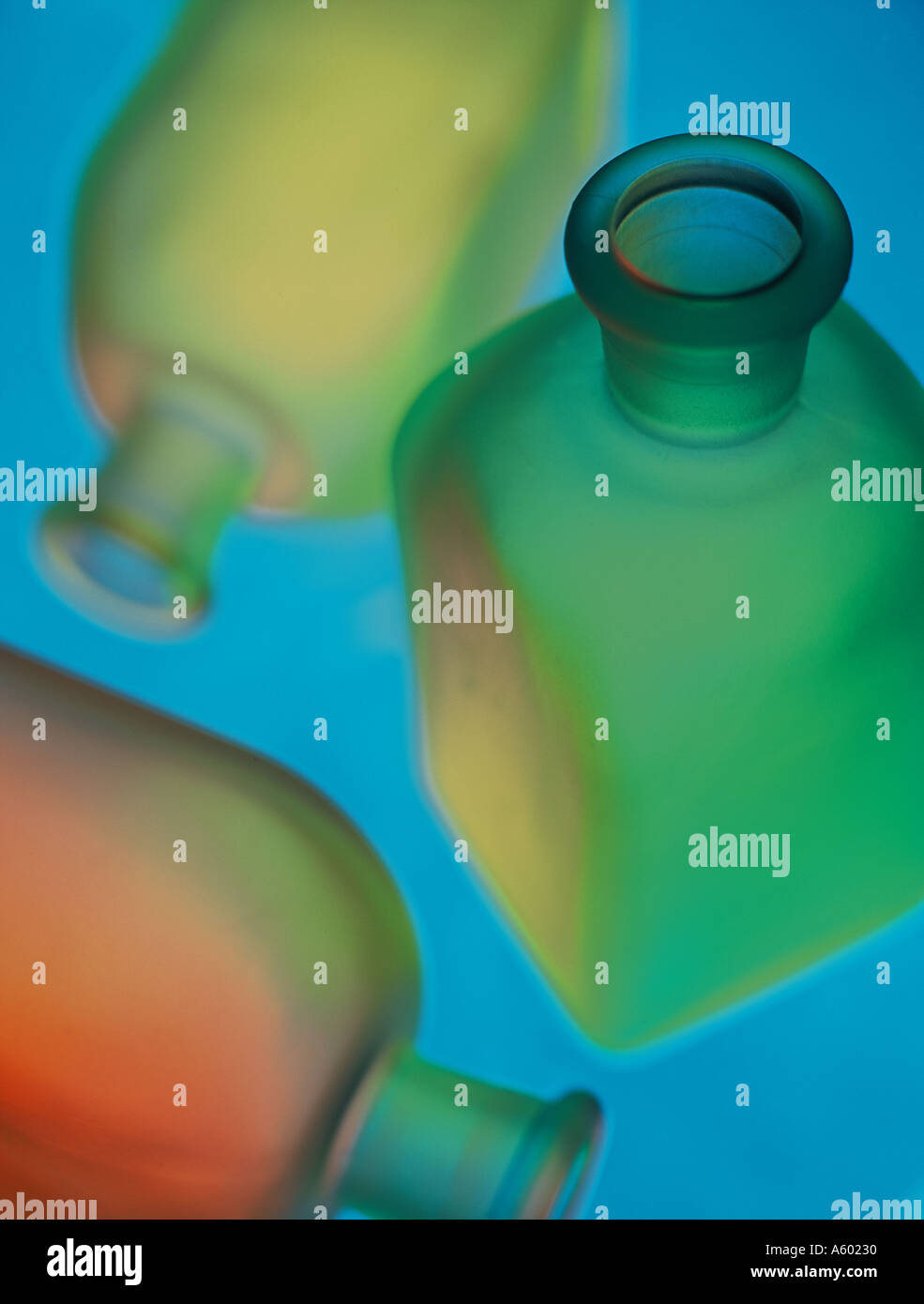 Frosted Glass Containers Stock Photo - Alamy