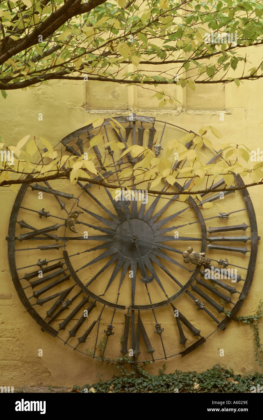 Face of an old clock Stock Photo - Alamy
