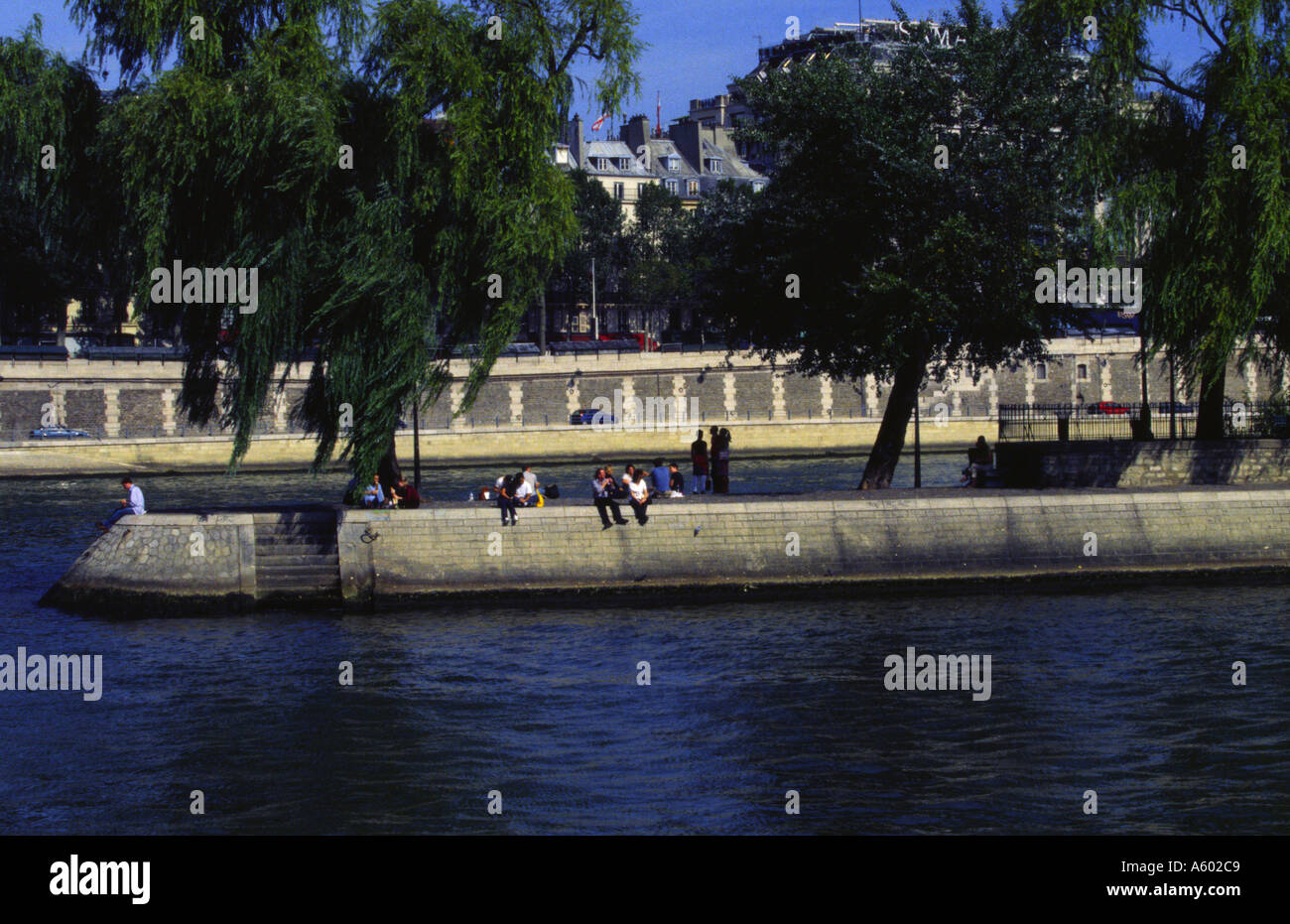 Saint Louis Island at Paris France Stock Photo - Alamy