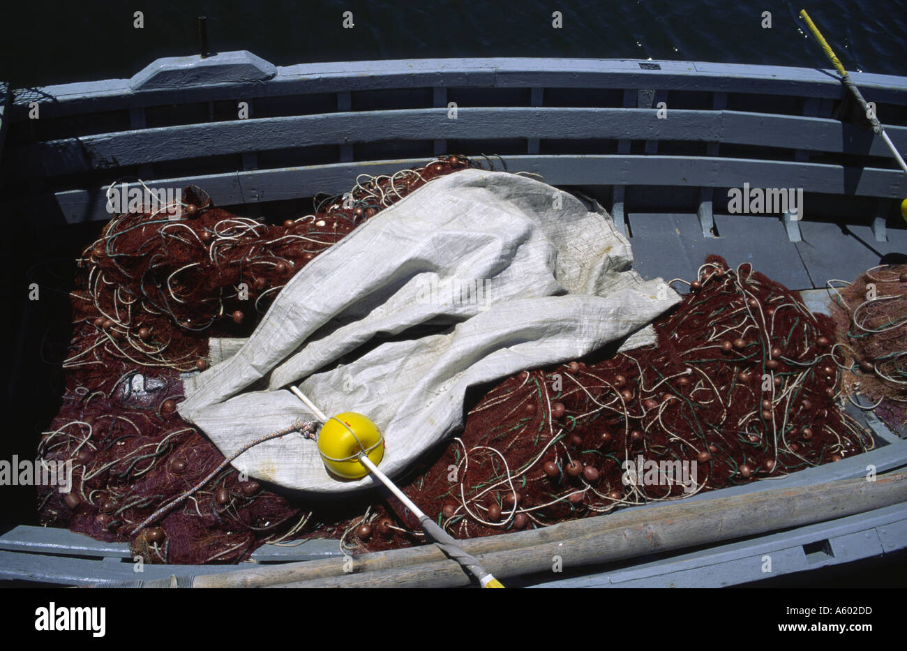 Nice long fishing boat in sea hi-res stock photography and images - Alamy