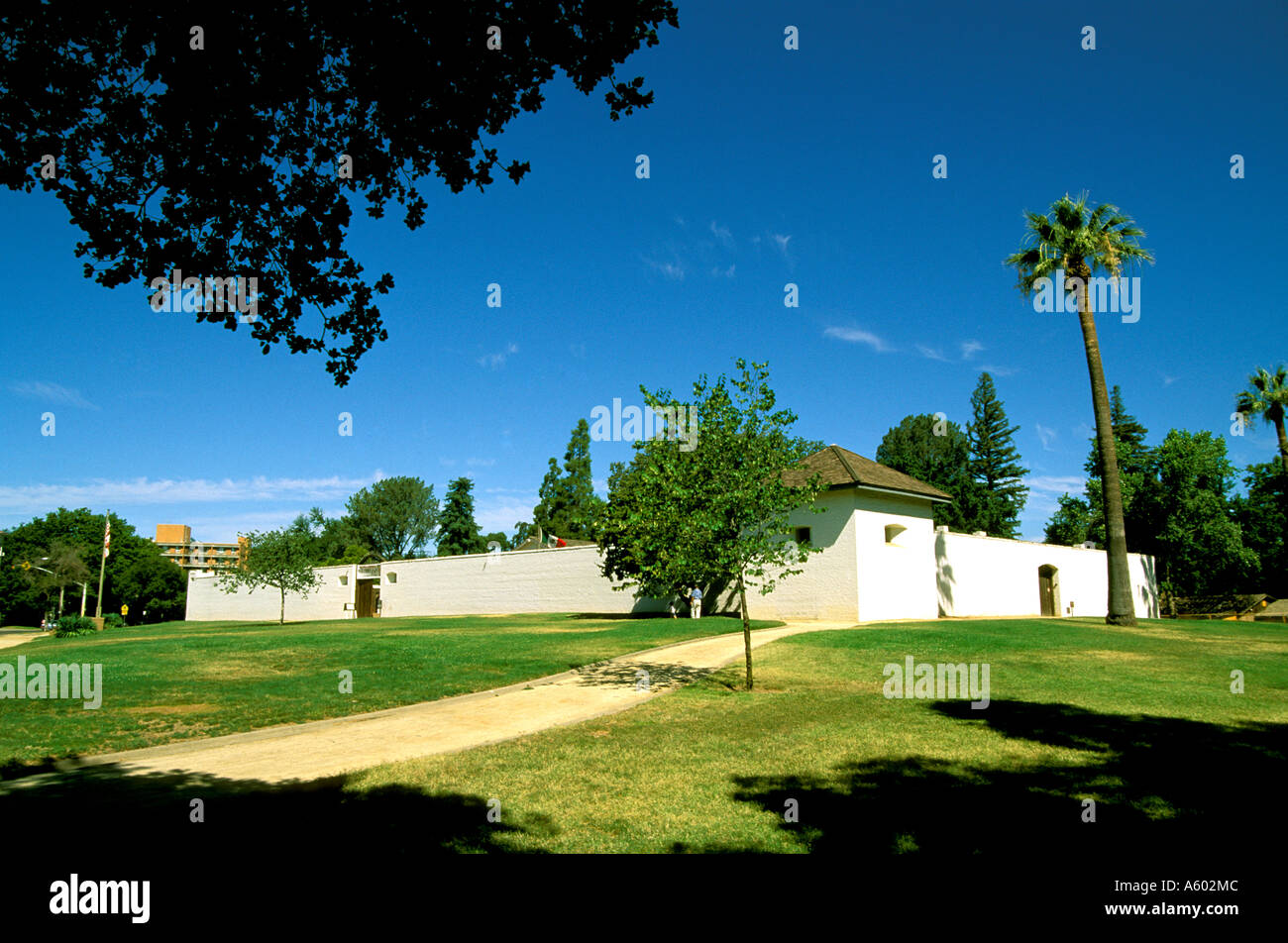 California Sacramento Sutter's Fort Stock Photo - Alamy