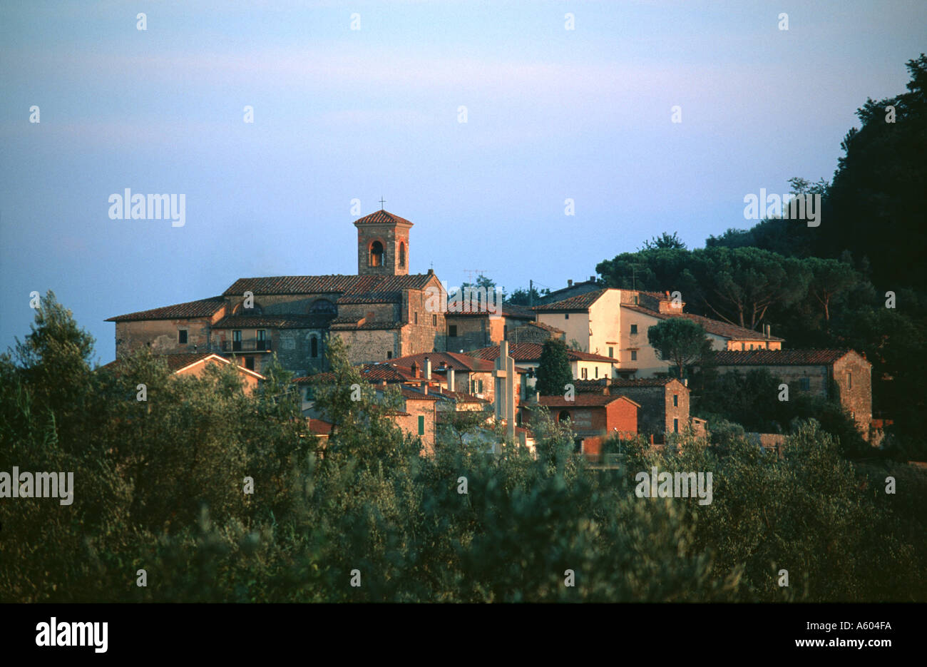 The village of Montecatini Alto Stock Photo - Alamy