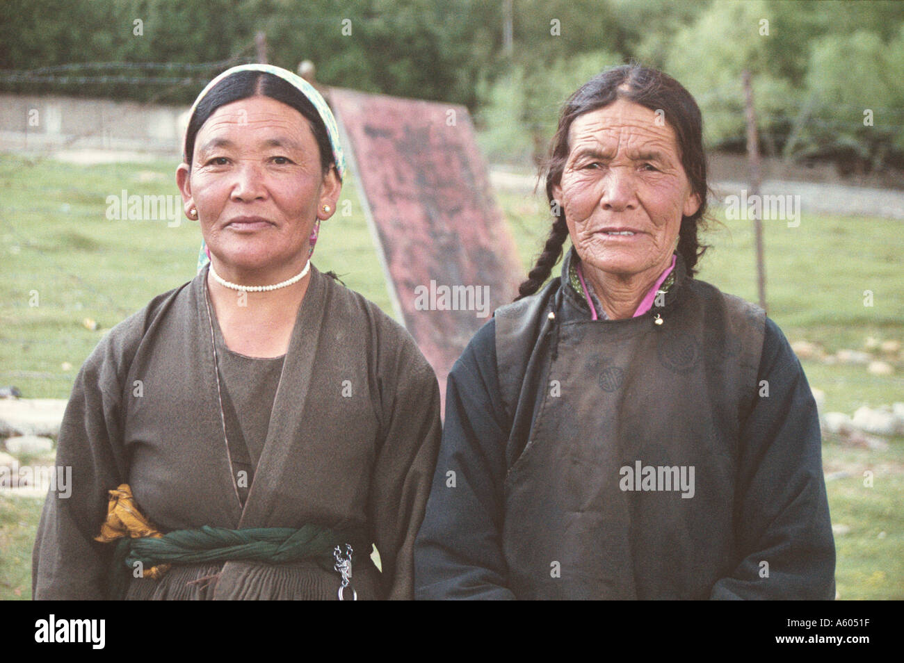 Women from Leh in Ladakh Stock Photo - Alamy