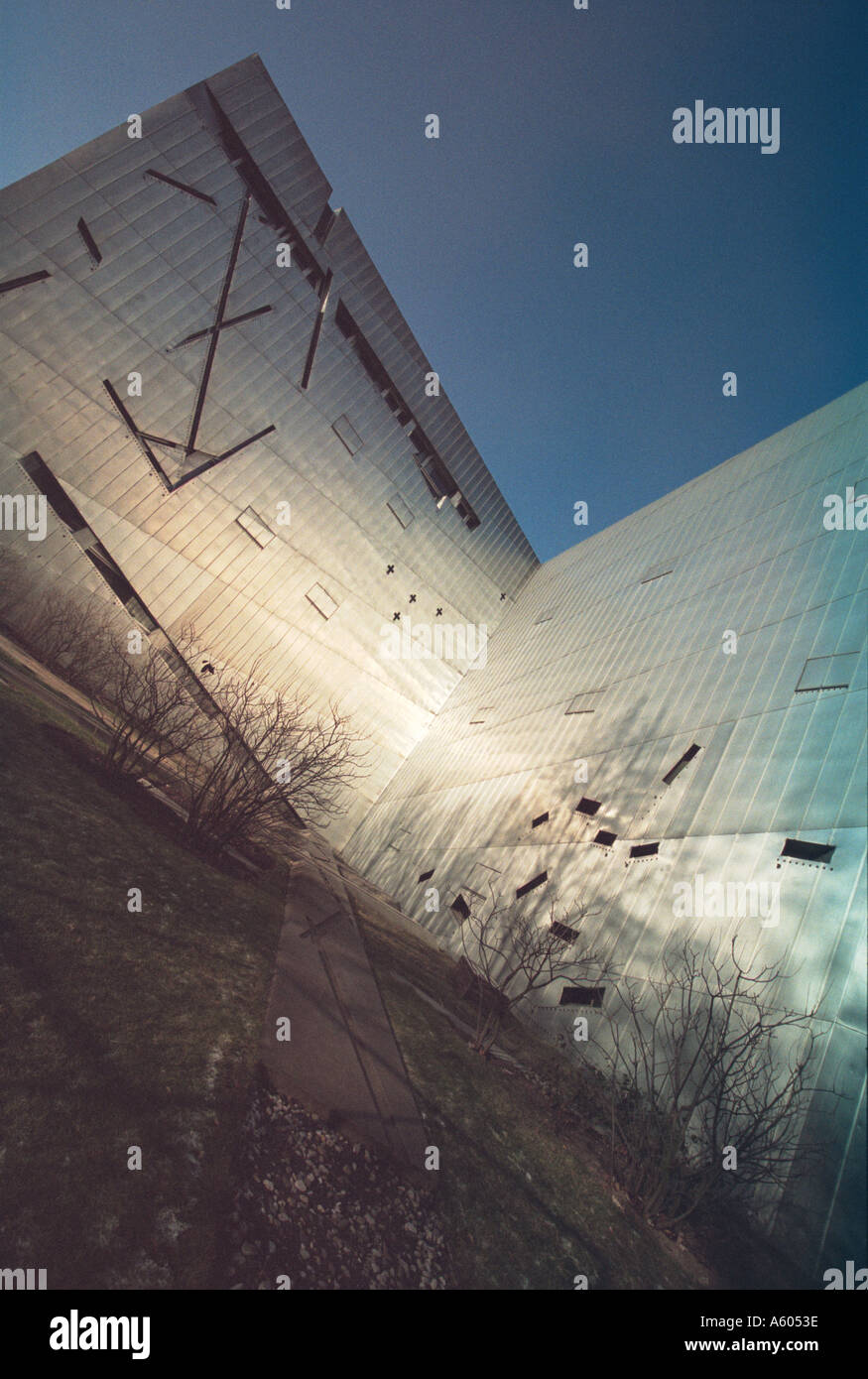 The Jewish Museum in Berlin designed by Daniel Libeskind Stock Photo ...