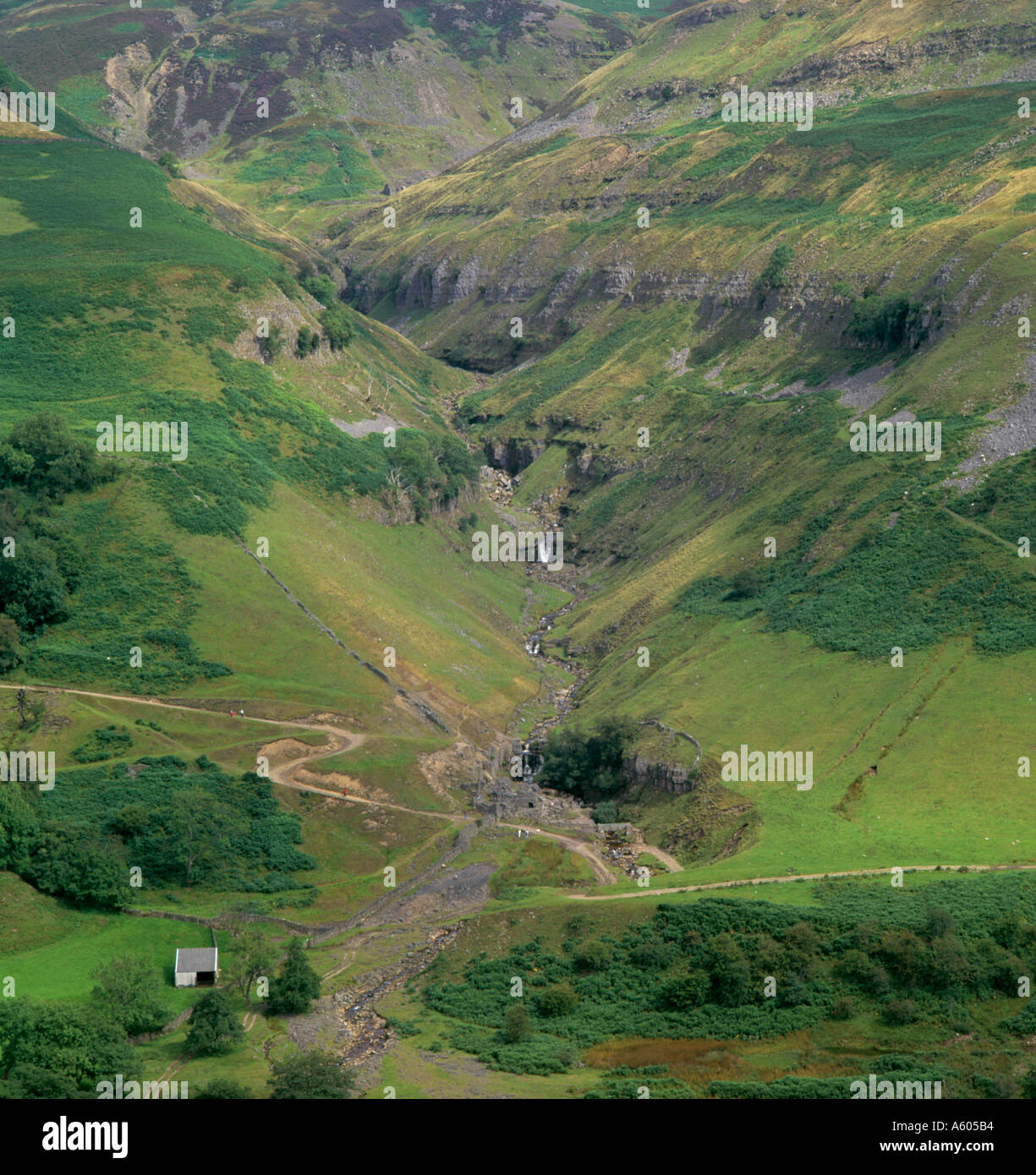 V Shaped Valley In England
