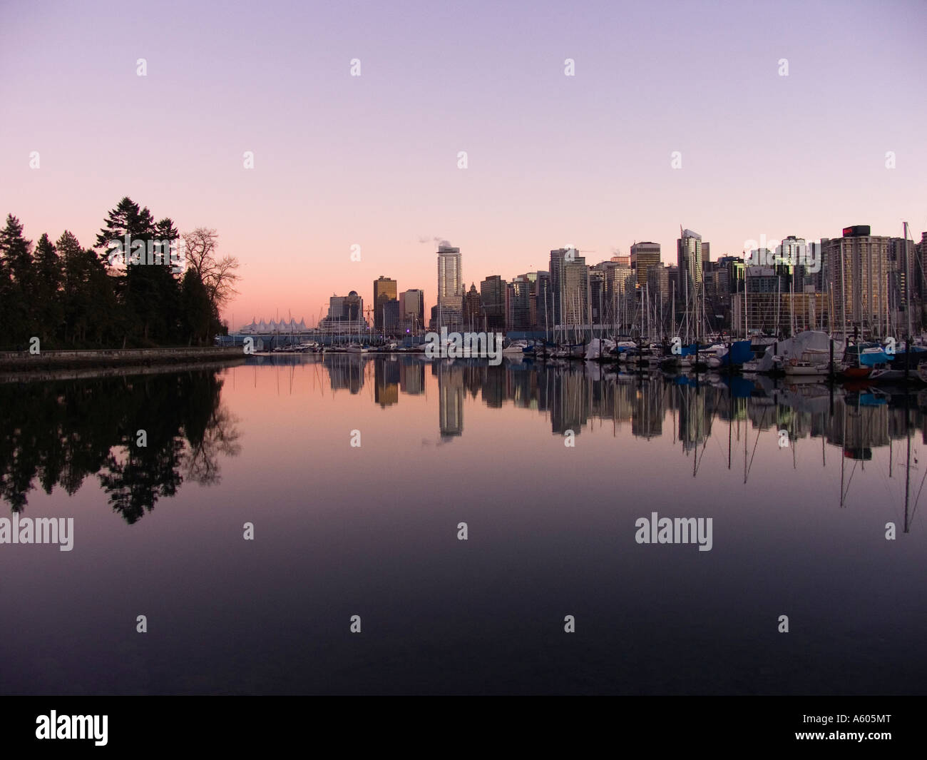Morning, Vancouver, BC Stock Photo - Alamy