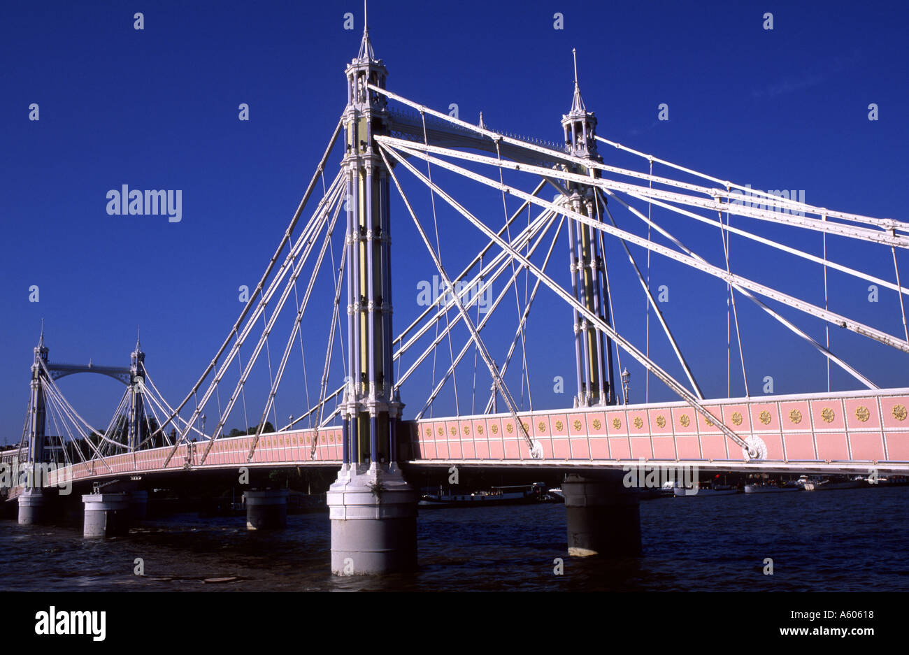 Albert Bridge London UK Stock Photo - Alamy