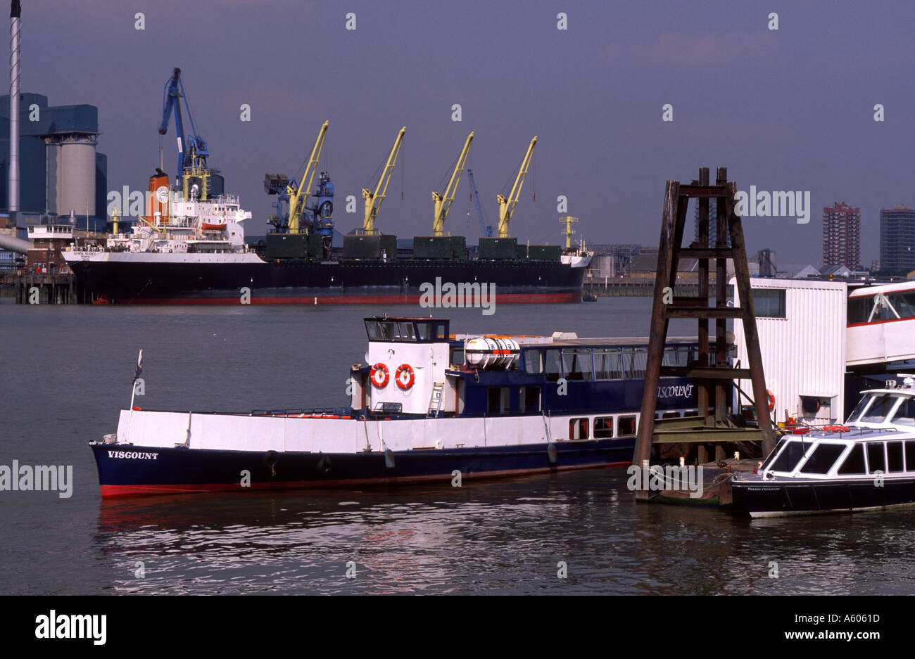 Transport water the woolwich ferry london hi-res stock photography and ...