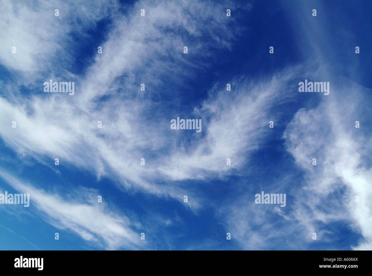 Cirrus clouds formation natural blue hi-res stock photography and ...