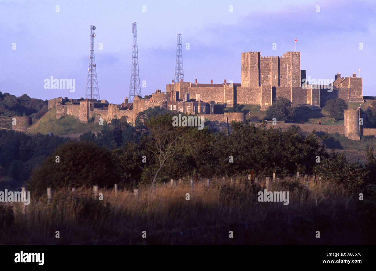 Dover castle aerial hi-res stock photography and images - Alamy
