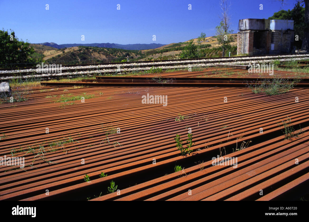 railway track without train perspective lines suggest destiny progress ...