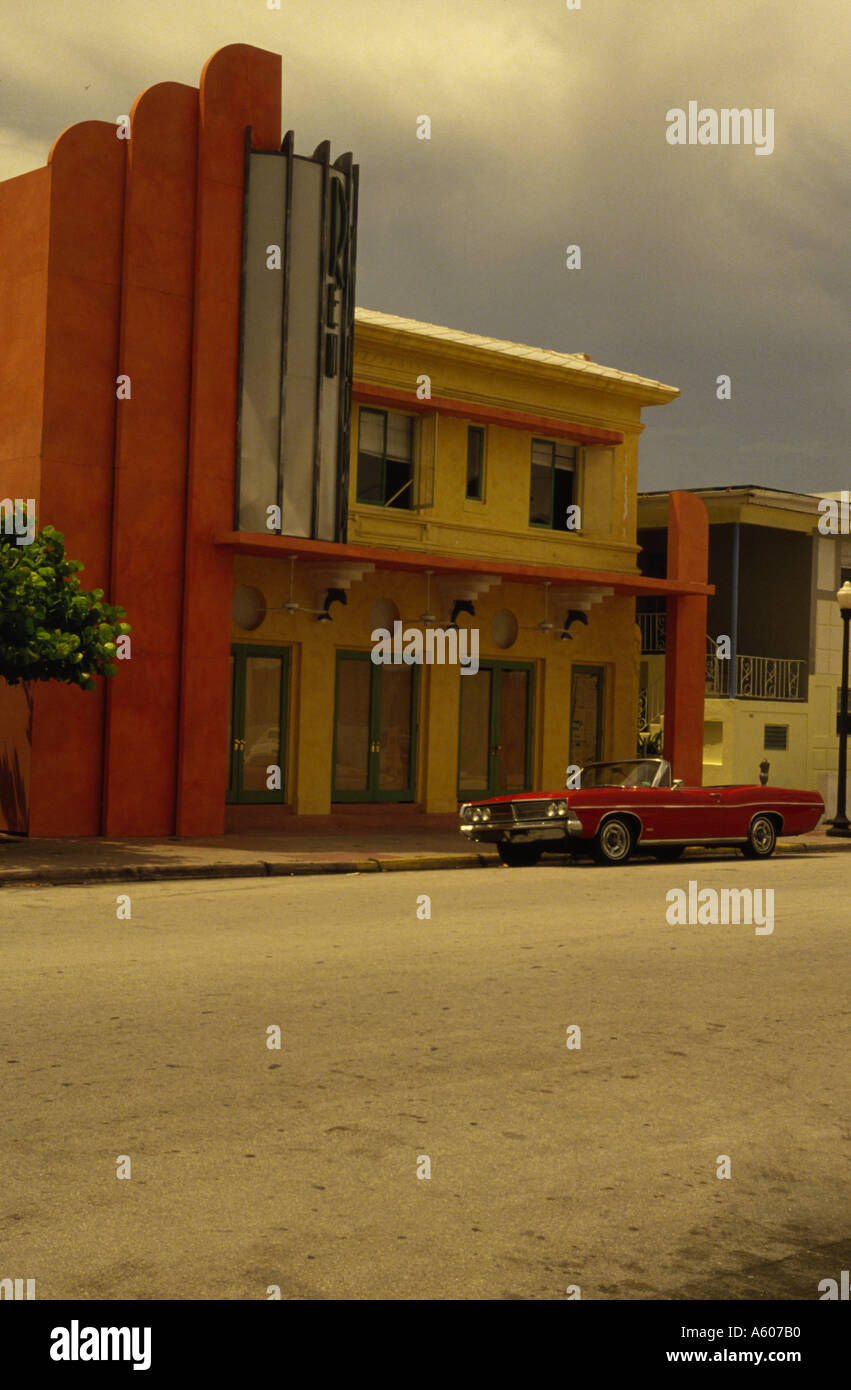 Art Deco Architecture at Miami Beach Florida USA Stock Photo - Alamy