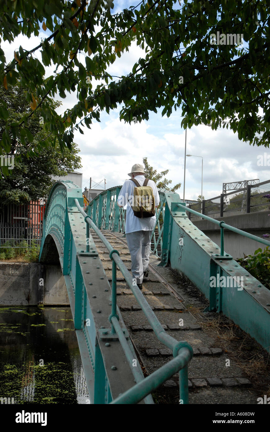 The London 2012 Olympic Games site before demolition and reconstruction ...