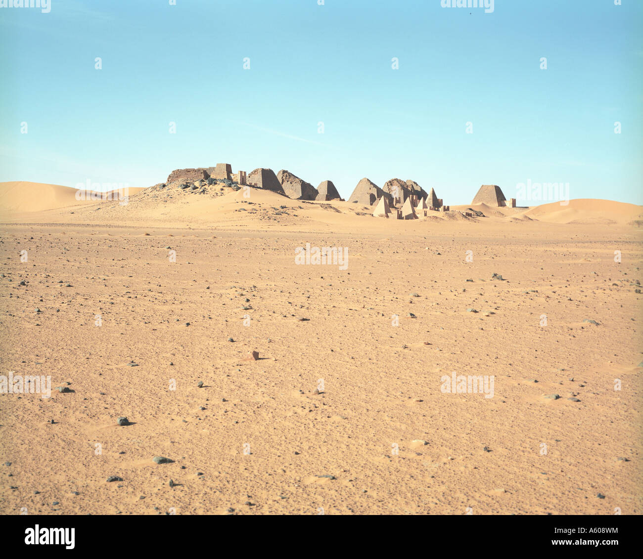 Meroe pyramids, Sudan Stock Photo - Alamy