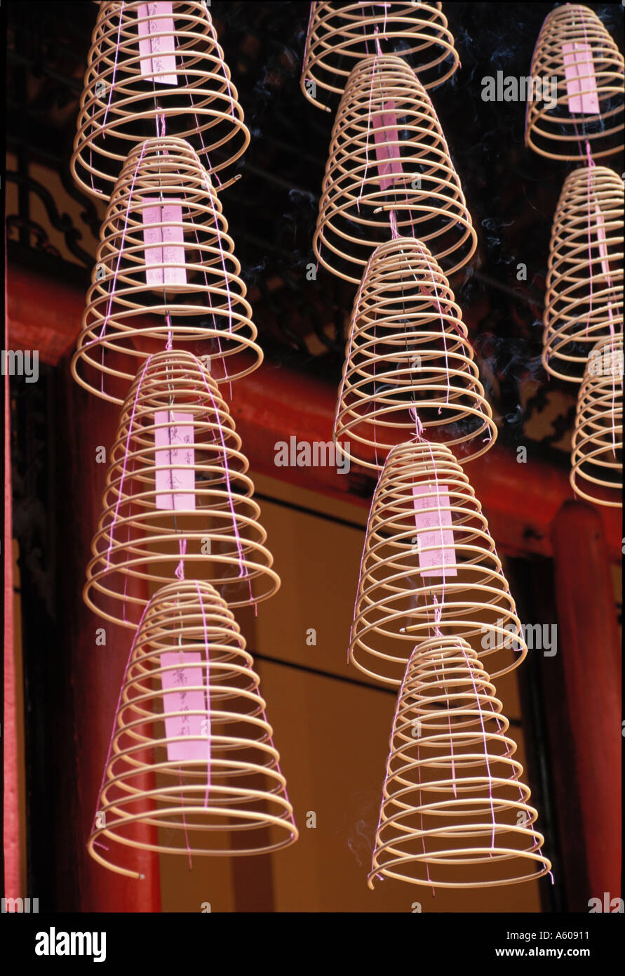 Hanging circular jossticks Stock Photo - Alamy