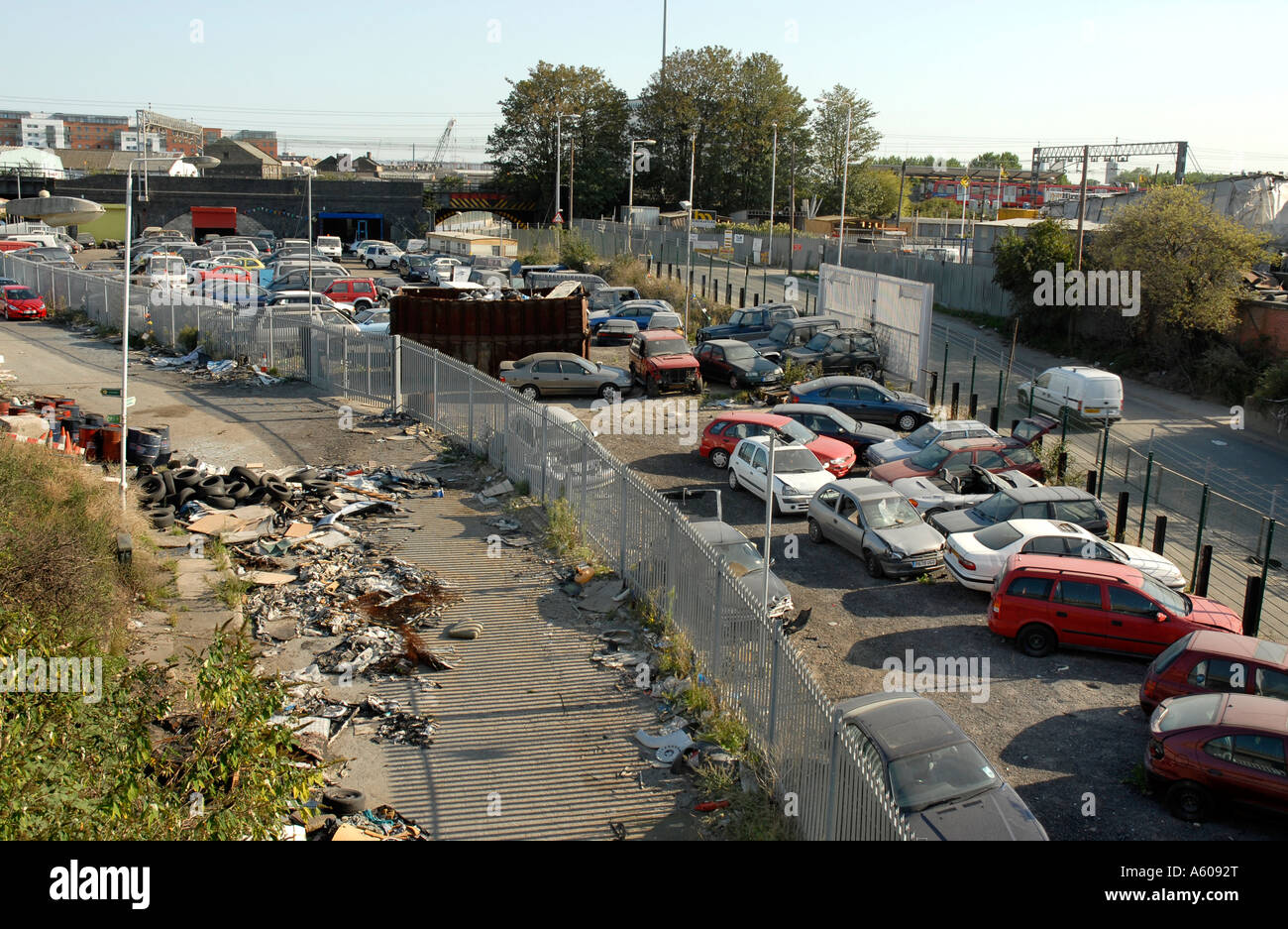 Stratford in Newham, East London, before the London 2012 Olympic Games ...