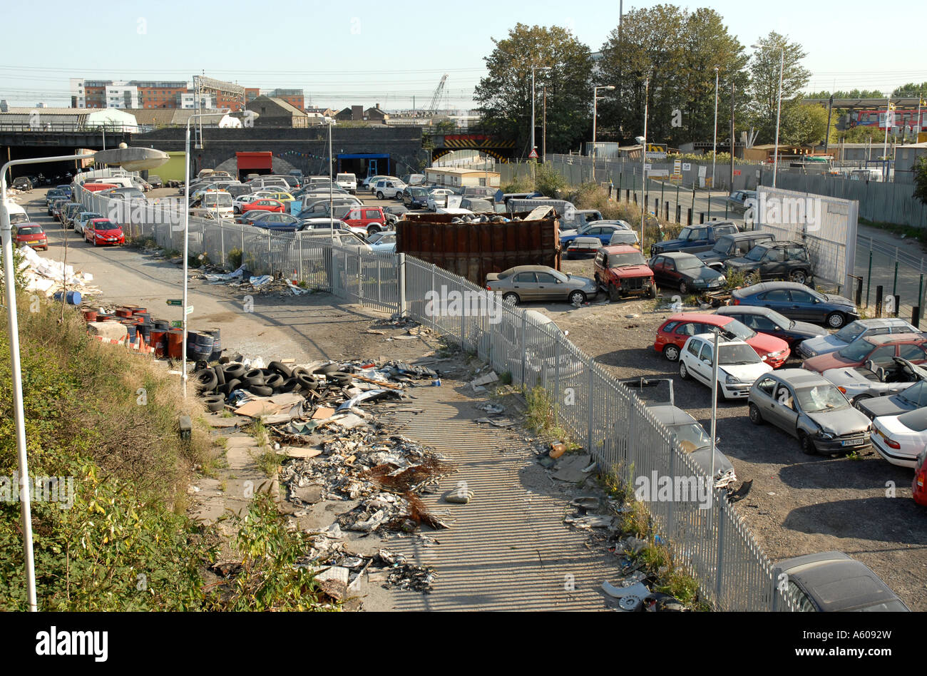 Stratford in Newham, East London, before the London 2012 Olympic Games ...