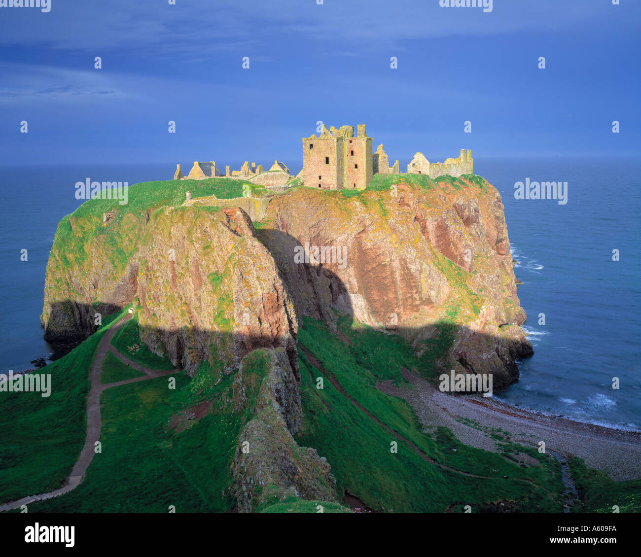 Cliffside Ruins of Dunnottar Castle Scottish Highlands Scotland UK ...