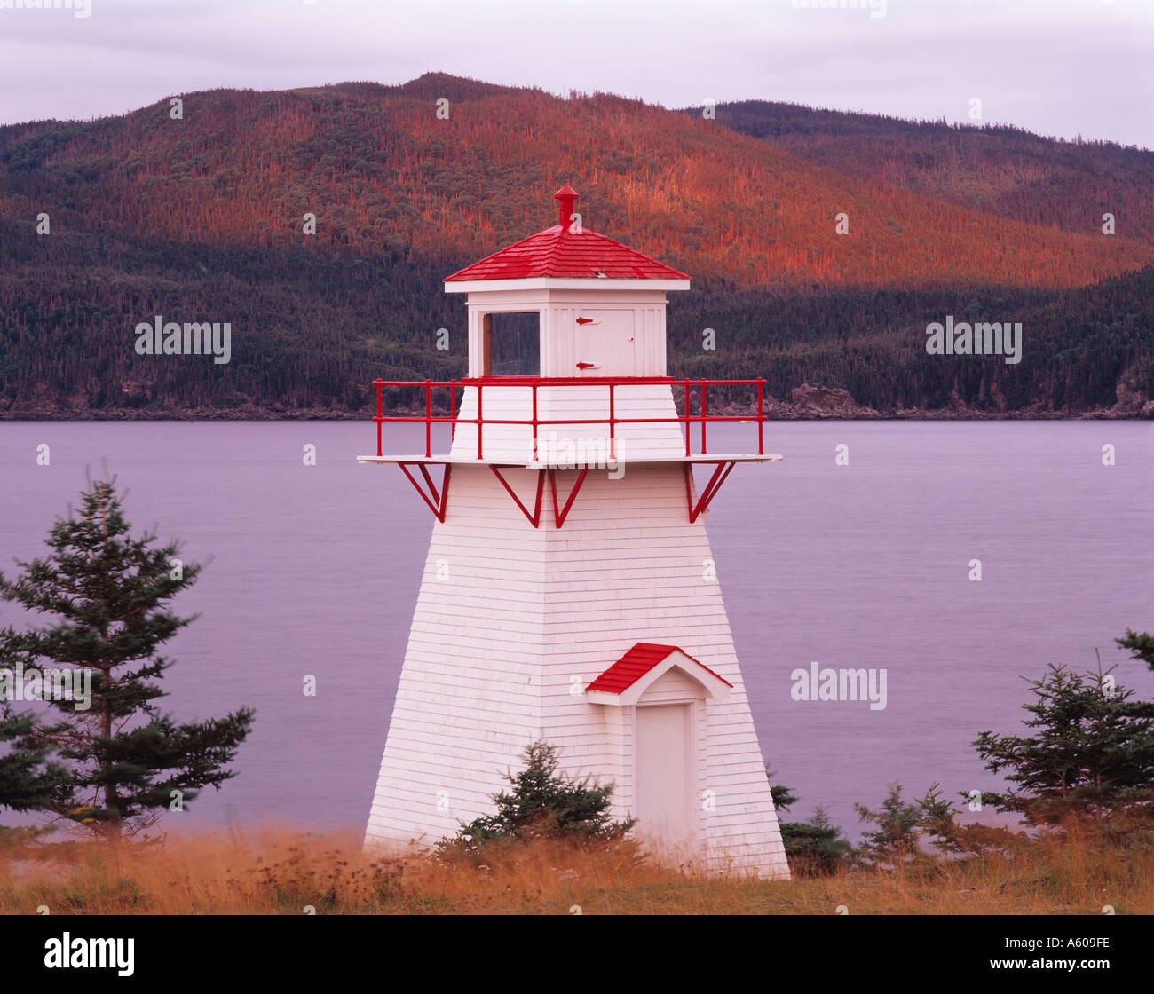 Woody Point Lighthouse Gros Morne National Park Newfoundland Canada ...